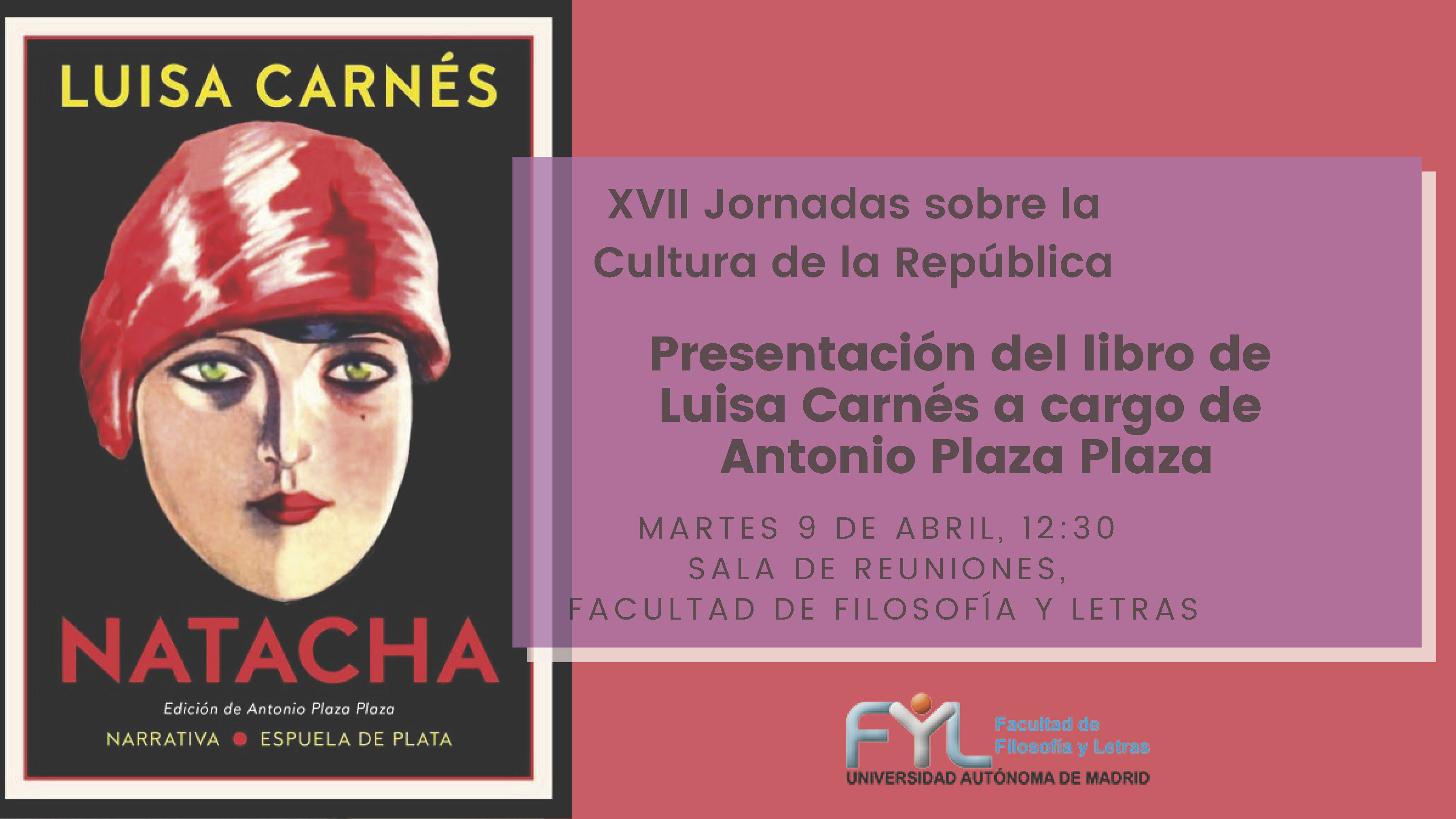 Presentación de 'Natacha' en Madrid. - Editorial Renacimiento