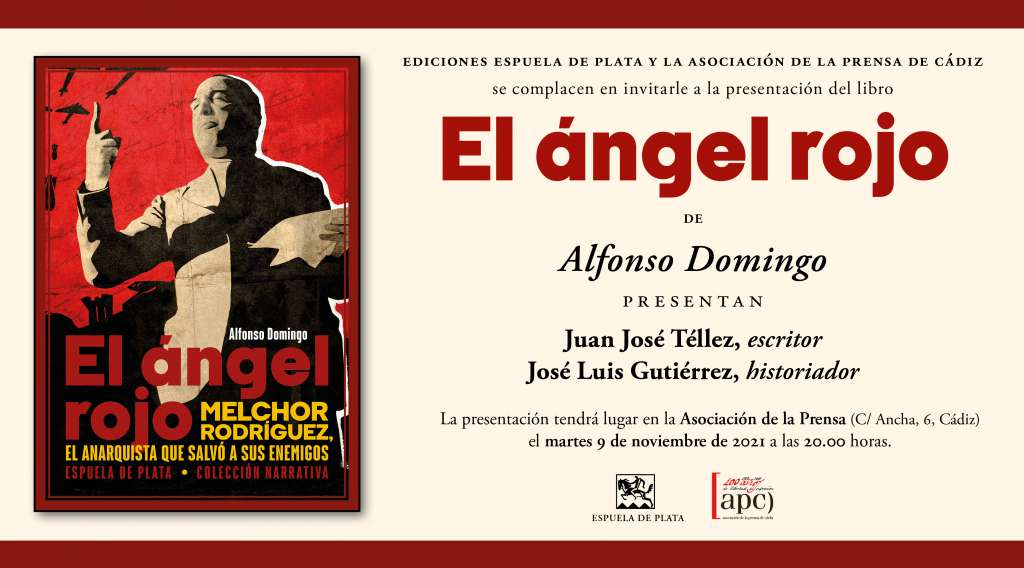 Presentación de 'El ángel rojo' en Cádiz - Editorial Renacimiento