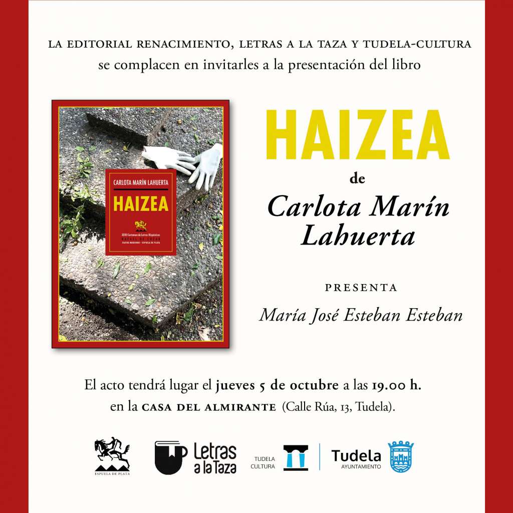 Presentación de 'Haizea' en Tudela - Editorial Renacimiento